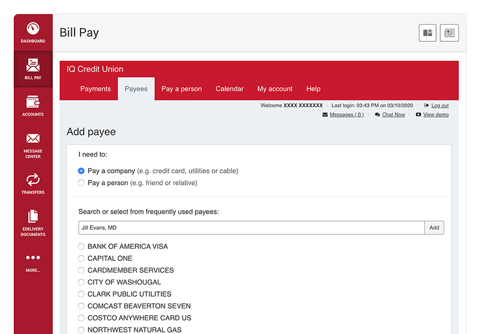 iQ Credit Union Digital Branch
